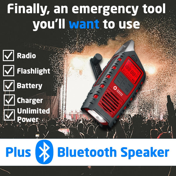 Handcrank Weather Radio with Phone Charging | American Red Cross ...